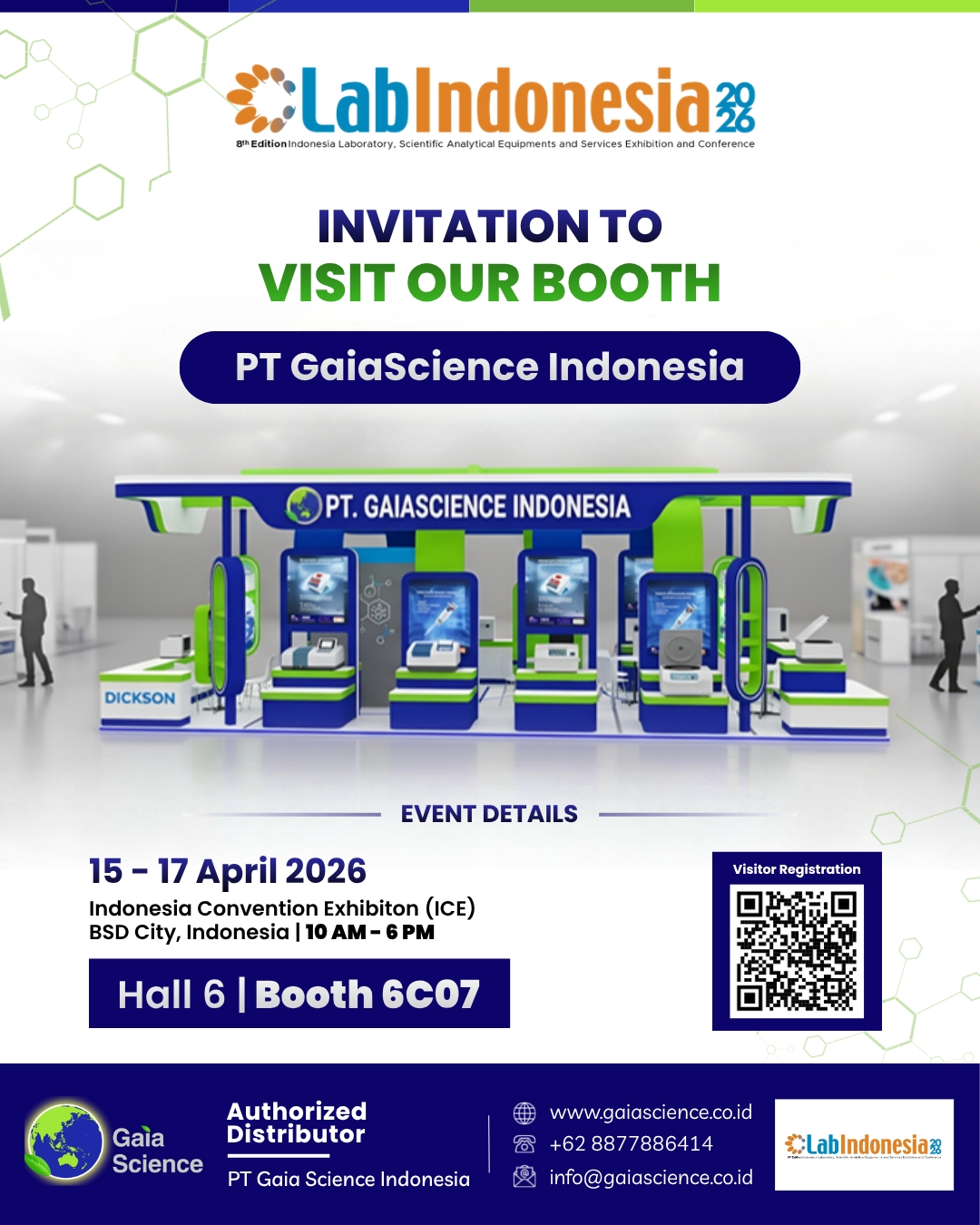 Gaia Science Indonesia at Lab Indonesia 2026 | Booth 6C07